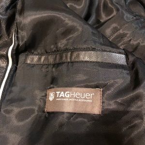 Tag Heuer | Jackets & Coats | Rare Tag Heuer Grand Prix Leather Jacket ...